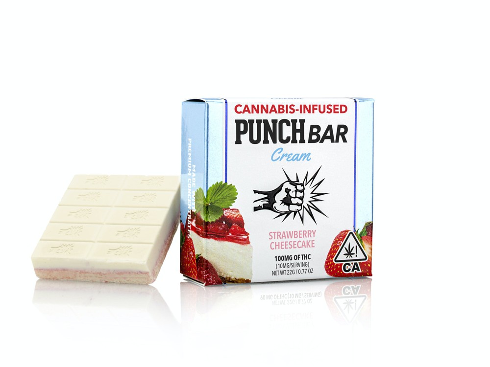 PUNCH EDIBLES - Punch Bar - Strawberry Cheesecake 100MG