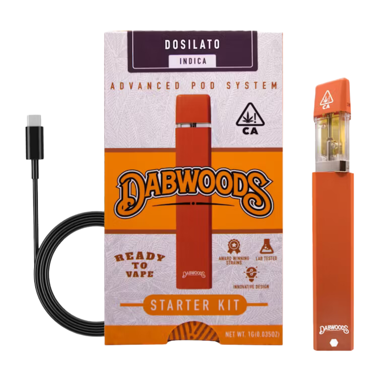 DABWOODS - DOSILATO - STARTER KIT WITH POD & BATTERY – Premium Cannabis ...