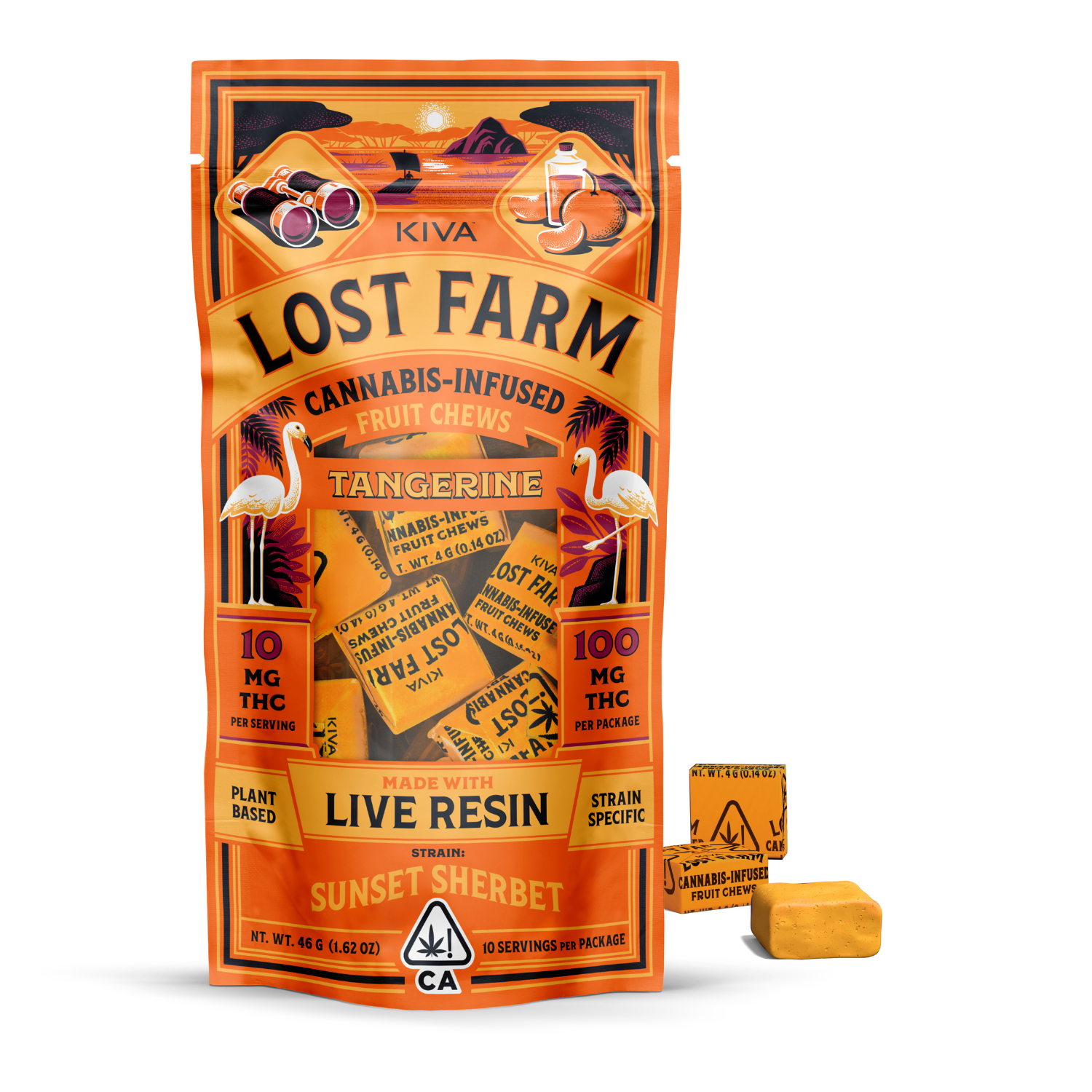 LOST FARM - TANGERINE LOST FARM CHEWS – Premium Cannabis Product at ...