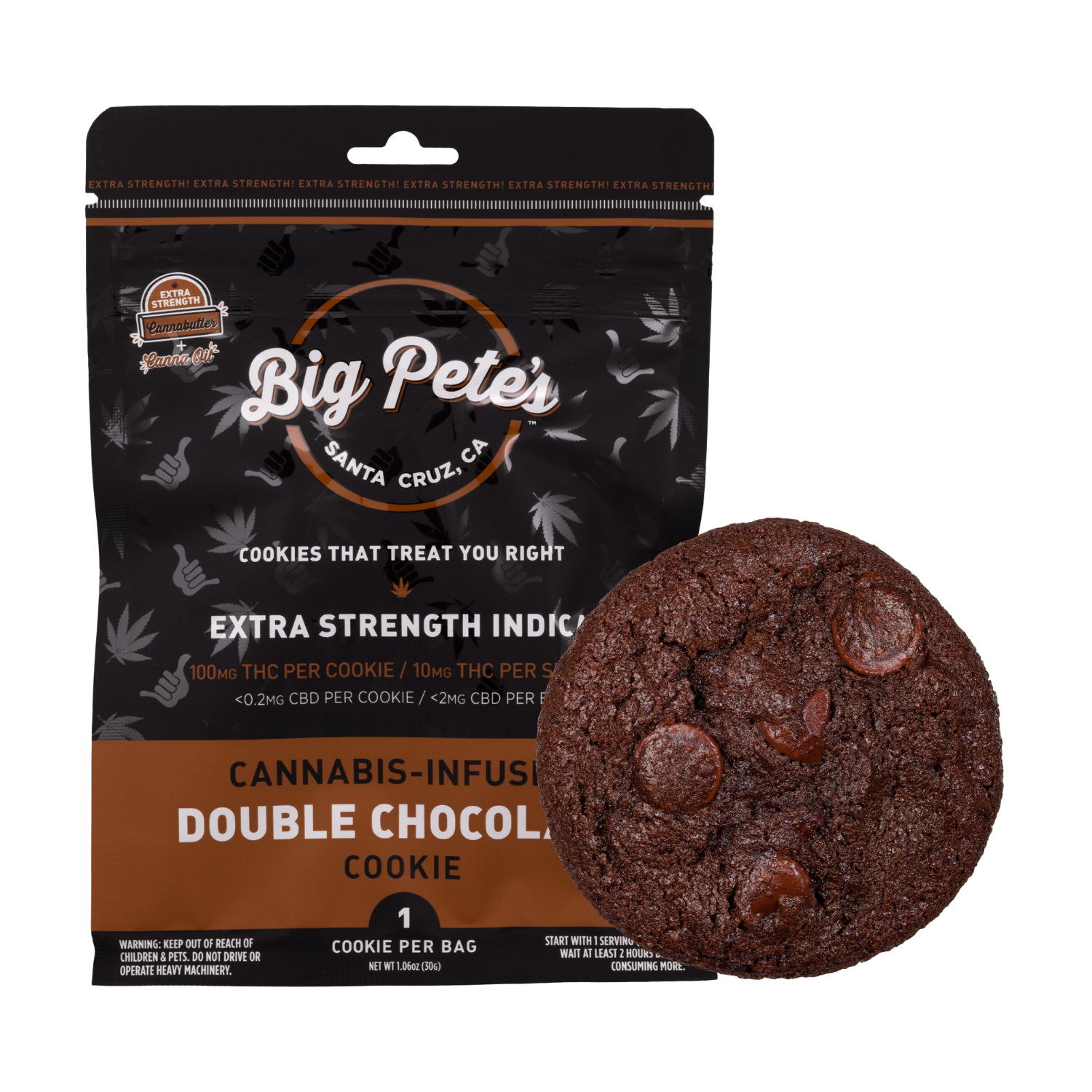 BIG PETE'S TREATS - DOUBLE CHOCOLATE COOKIE - EXTRA STRENGTH – Premium ...