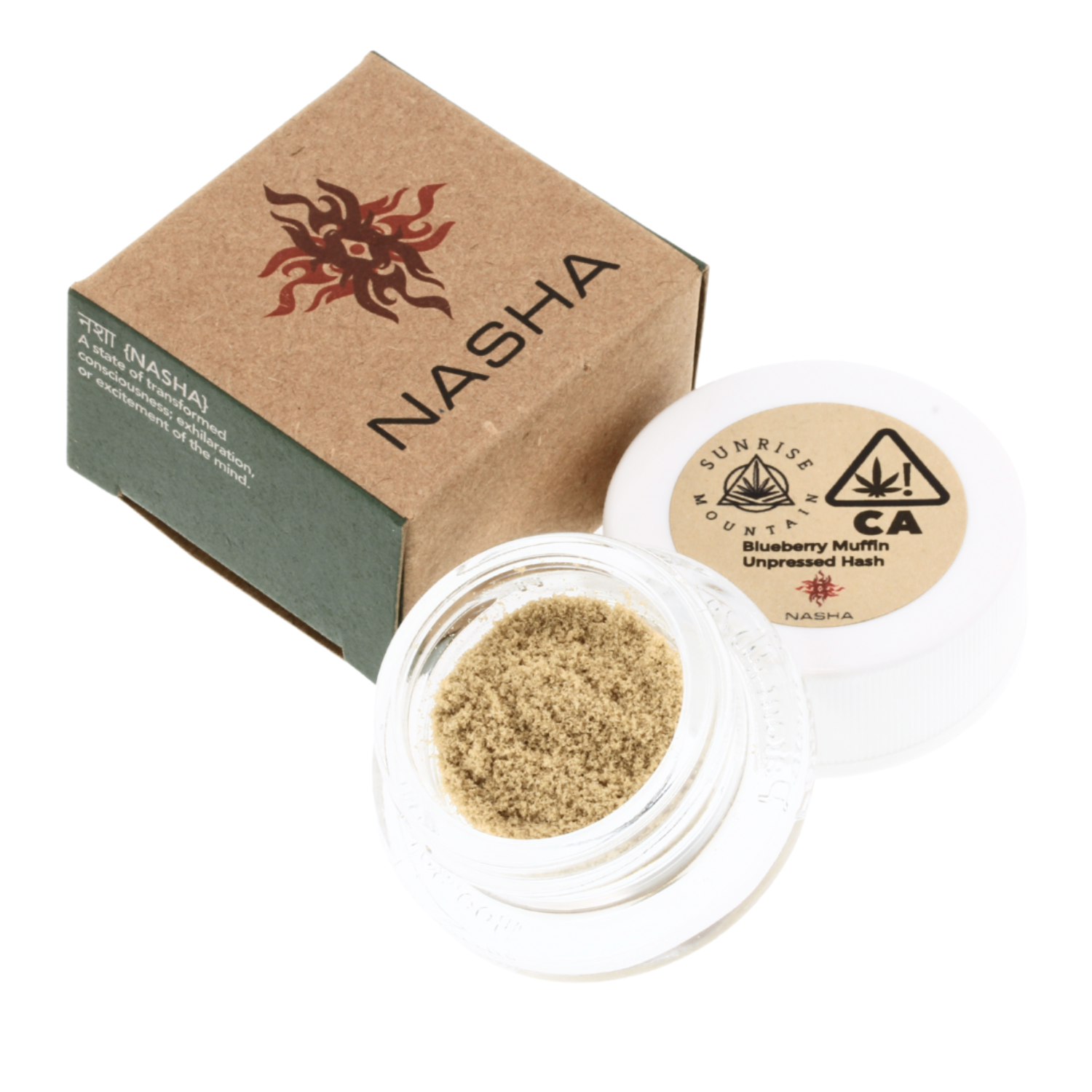 NASHA - BLUEBERRY MUFFIN - GREEN UNPRESSED HASH – Premium Cannabis ...