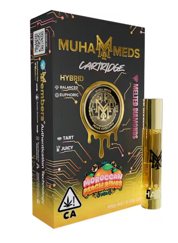 MUHA MEDS - MUHA MEDS MOROCCAN PEACH RINGS MELTED DIAMONDS 1G CART