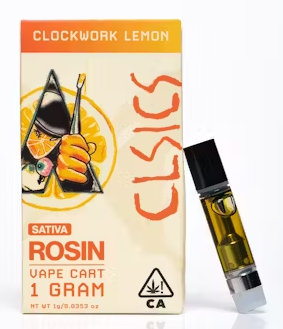 CLSICS - CLSICS LIVE ROSIN CARTRIDGE 1G SATIVA CLOCKWORK LEMON
