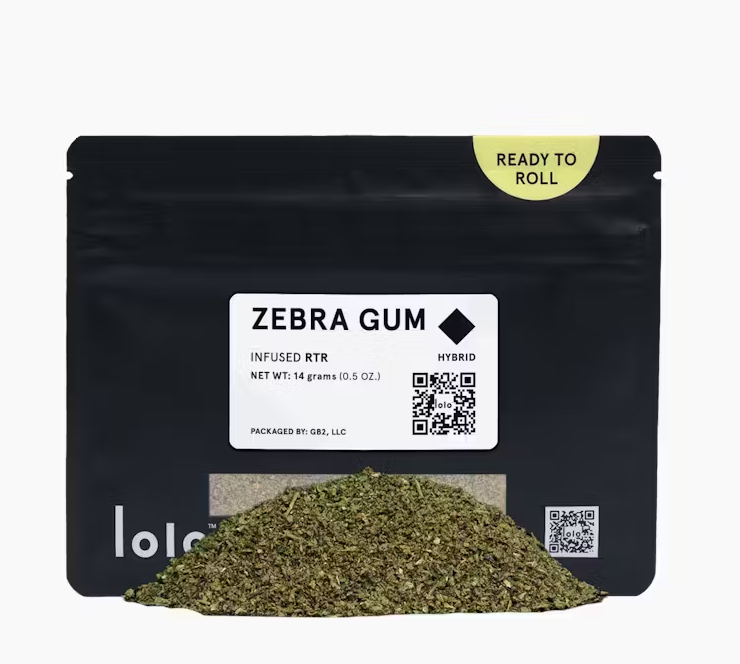 LOLO - LOLO - ZEBRA GUM INFUSED RTR 14G (HYBRID)