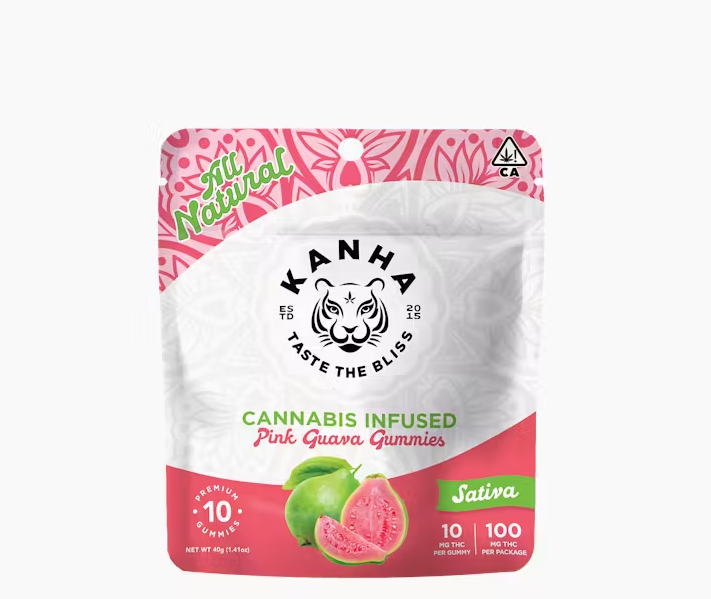 KANHA - KANHA - PINK GUAVA GUMMY 100MG