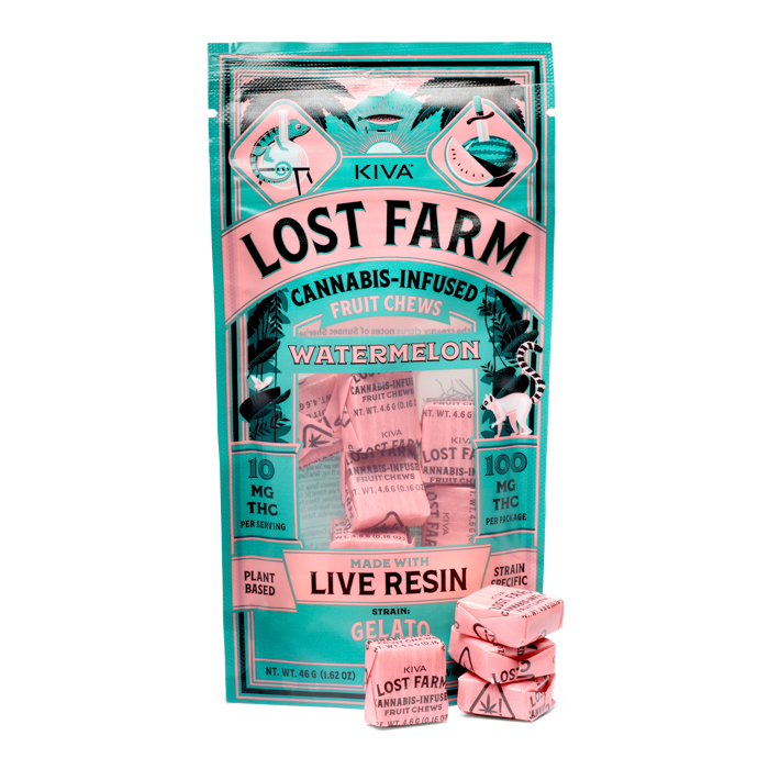 LOST FARM - WATERMELON GELATO CHEWS (100MG) [H]