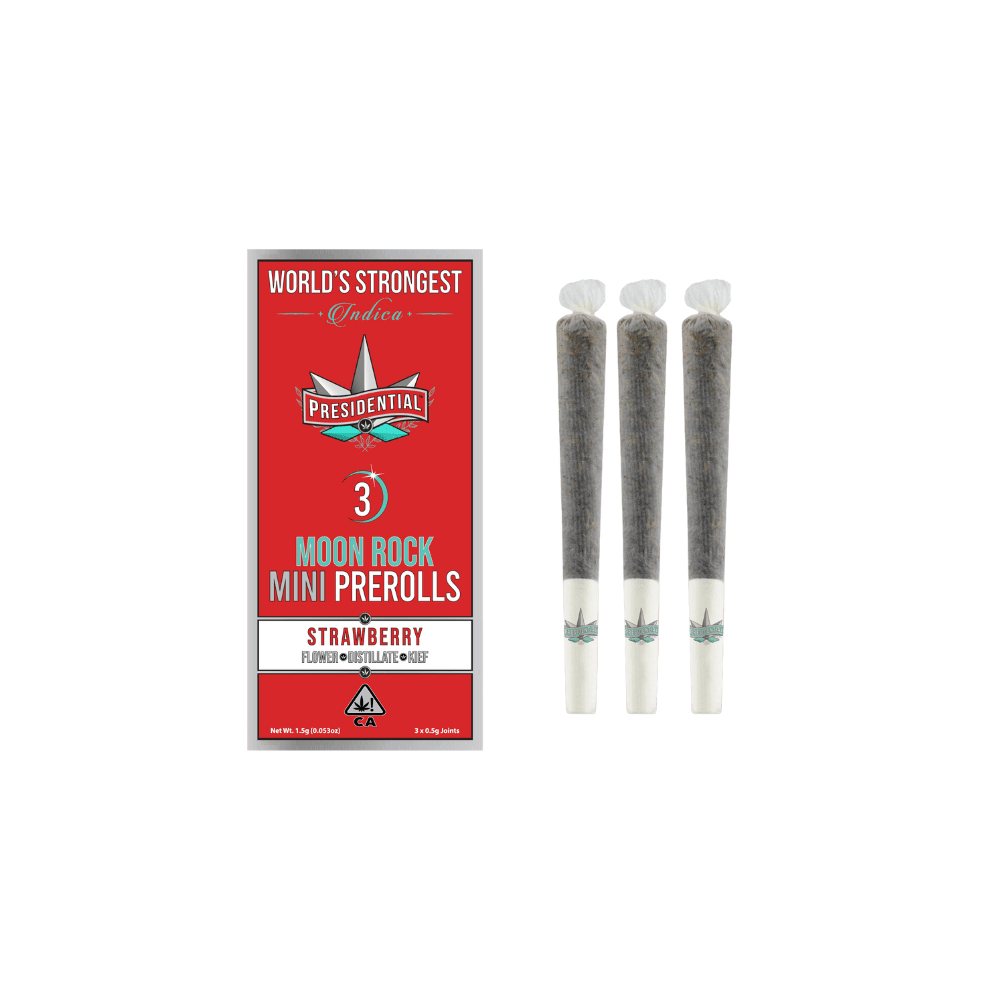 PRESIDENTIAL - PRESIDENTIAL STRAWBERRY MOON ROCK MINI PREROLL (INFUSED)