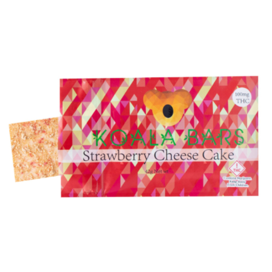 KOALA BARS - STRAWBERRY CHEESCAKE