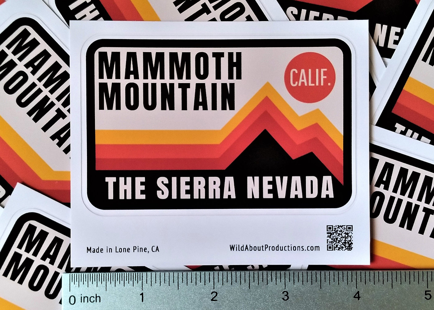 WILD ABOUT PRODUCTIONS - Sticker | Mammoth Mountain Retro