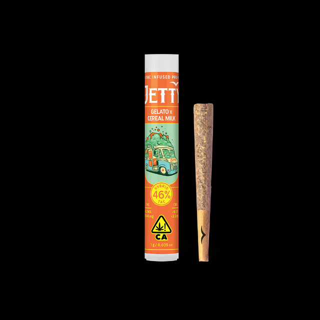 JETTY EXTRACTS - JETTY | GELATO X CEREAL MILK | HYBRID | 1G INFUSED PREROLL