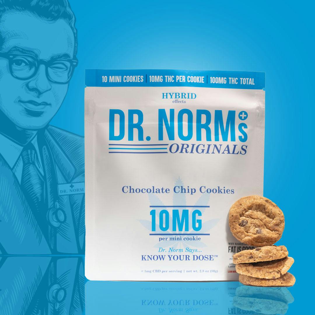 DR. NORMS - Dr. Norms | Chocolate Chip | 100MG | 10 Cookeis