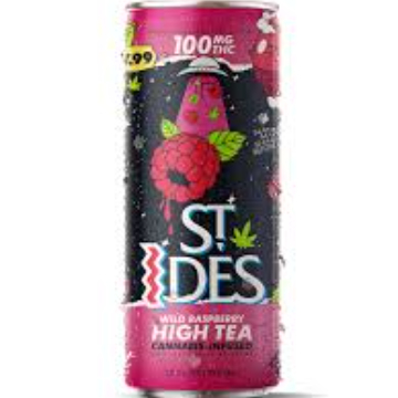 ST IDES - St Ides | Wild Raspberry | Indica | 100MG | 12OZ Can