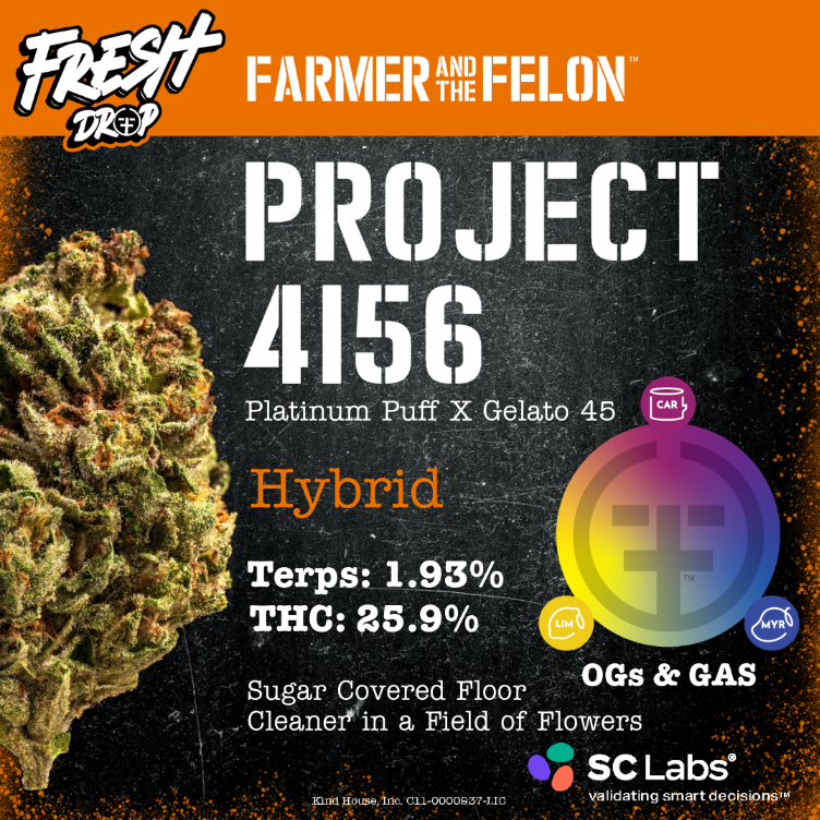 FARMER AND THE FELON - Farmer And The Felon | Project 4516 | 3.5G Jar