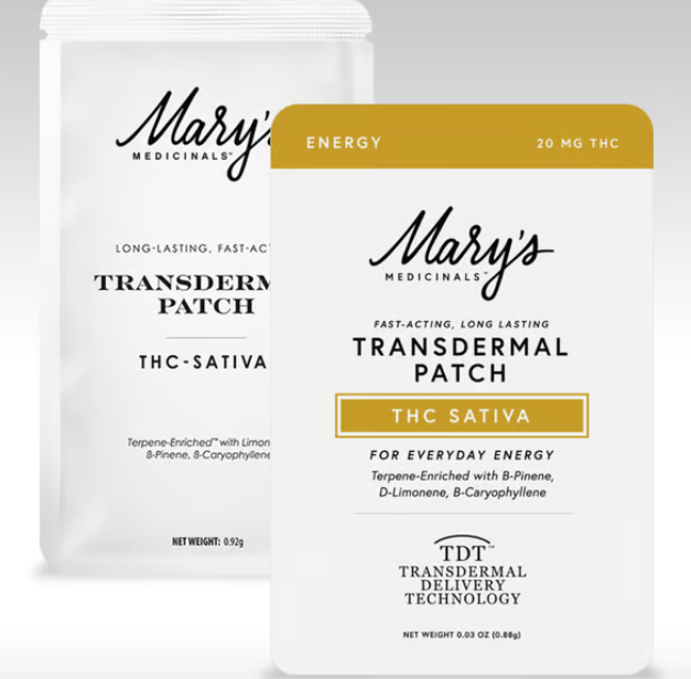 MARY'S MEDICINALS - THC Energy Transdermal Patch