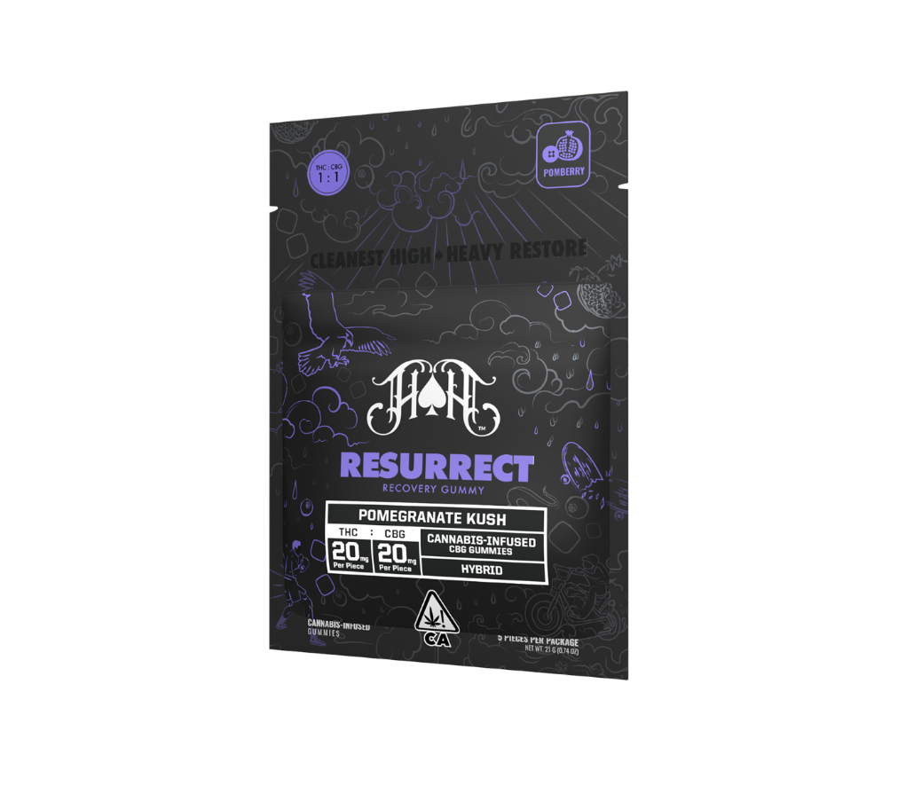 HEAVY HITTERS - Heavy Hitters - Pomegranate Kush 1:1 THC/CBG 100MG