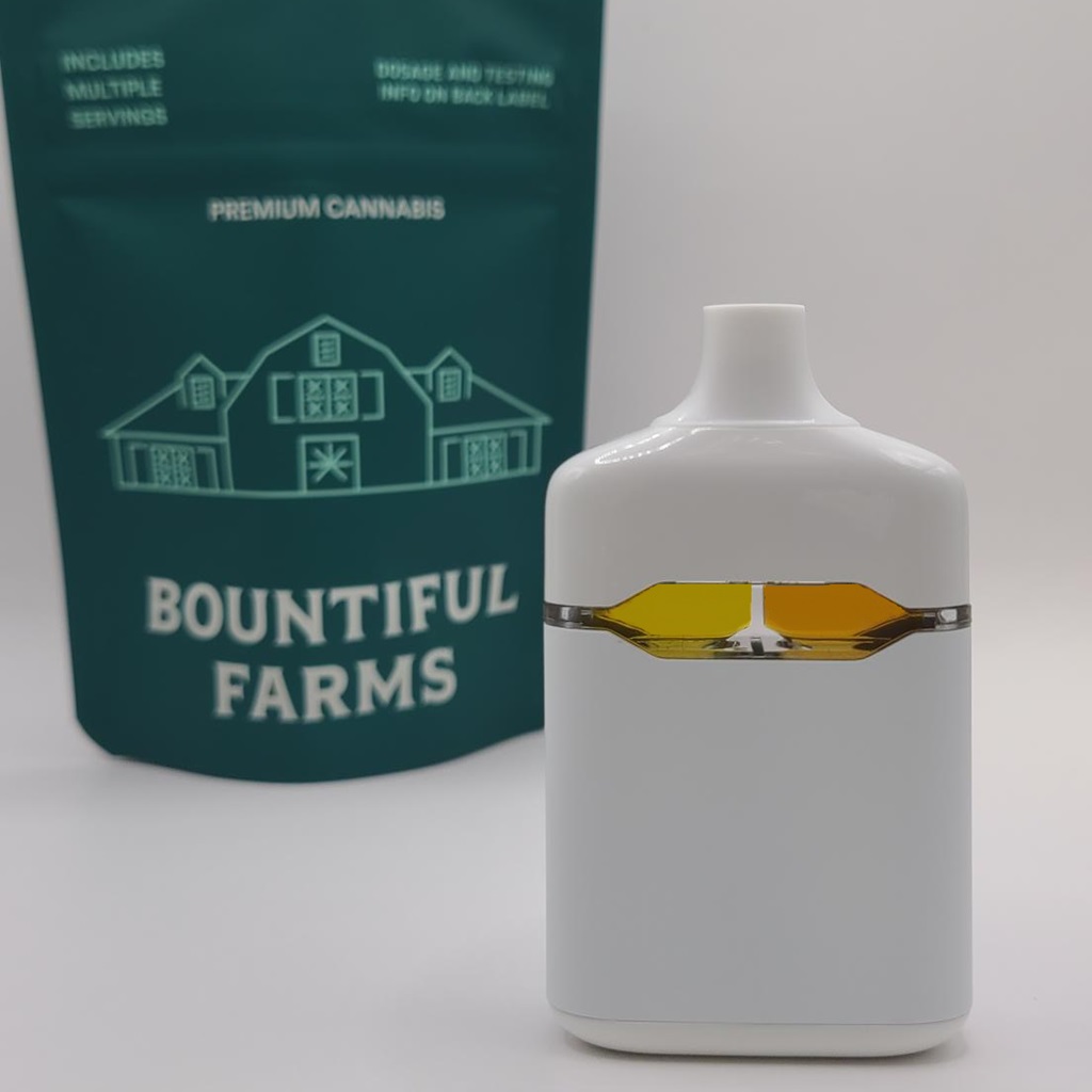 BOUNTIFUL FARMS - Double Rainbow + Glurilla | 1G Live Hash Rosin Disposable